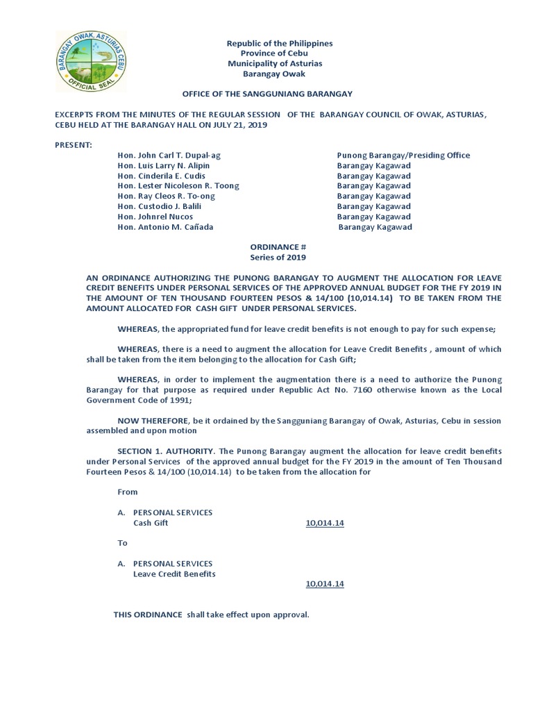 Augmentation Ordinance | PDF | Government | Business