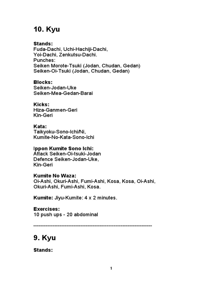 Kyokushin Karate | PDF | Kata | Combat