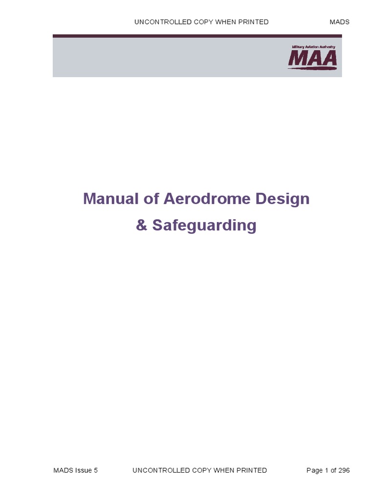 Manual 0f Aerodrome Safeguarding | PDF | Runway | Aviation