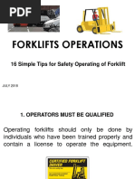 Forklift Hand Signals English | PDF
