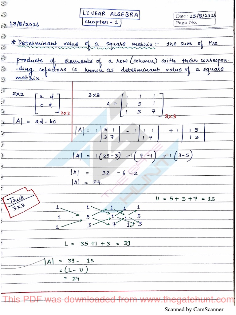 Engineering Mathematics Handwritten Notes | PDF