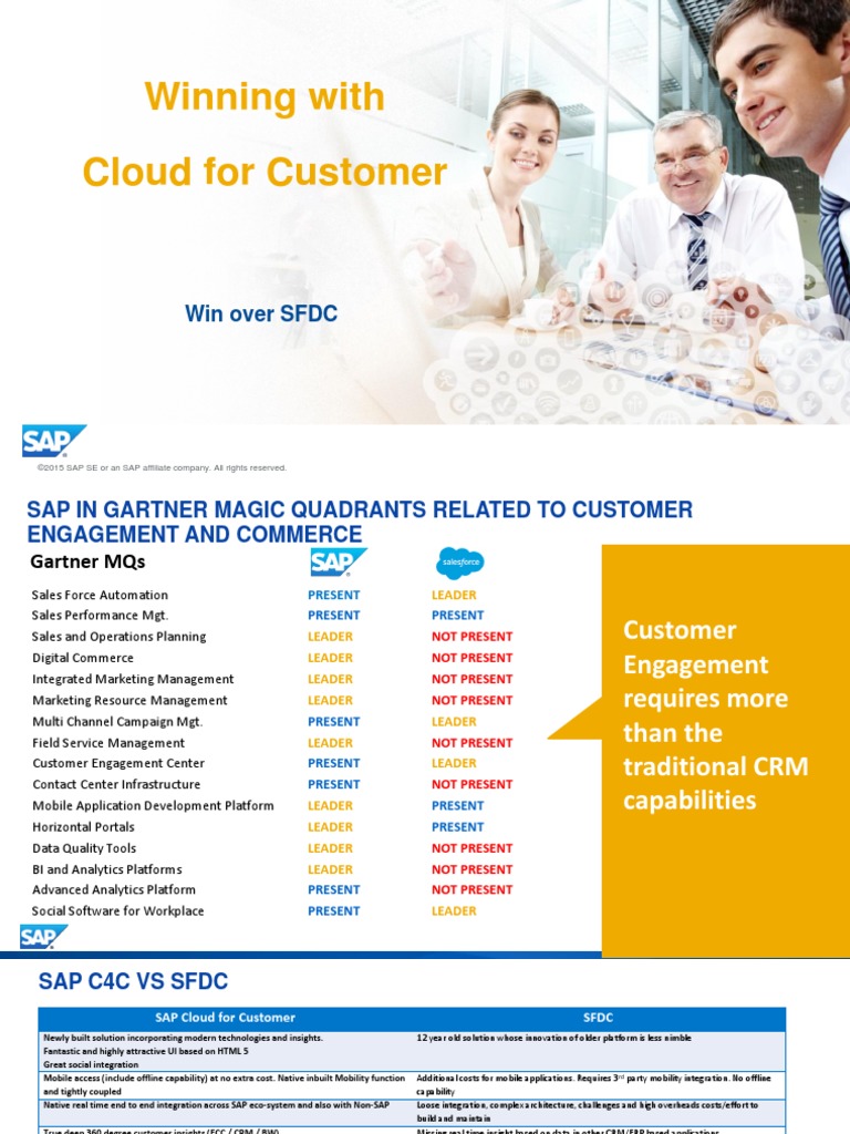 Winning With Cloud For Customer: Win Over SFDC | PDF | Salesforce.Com ...