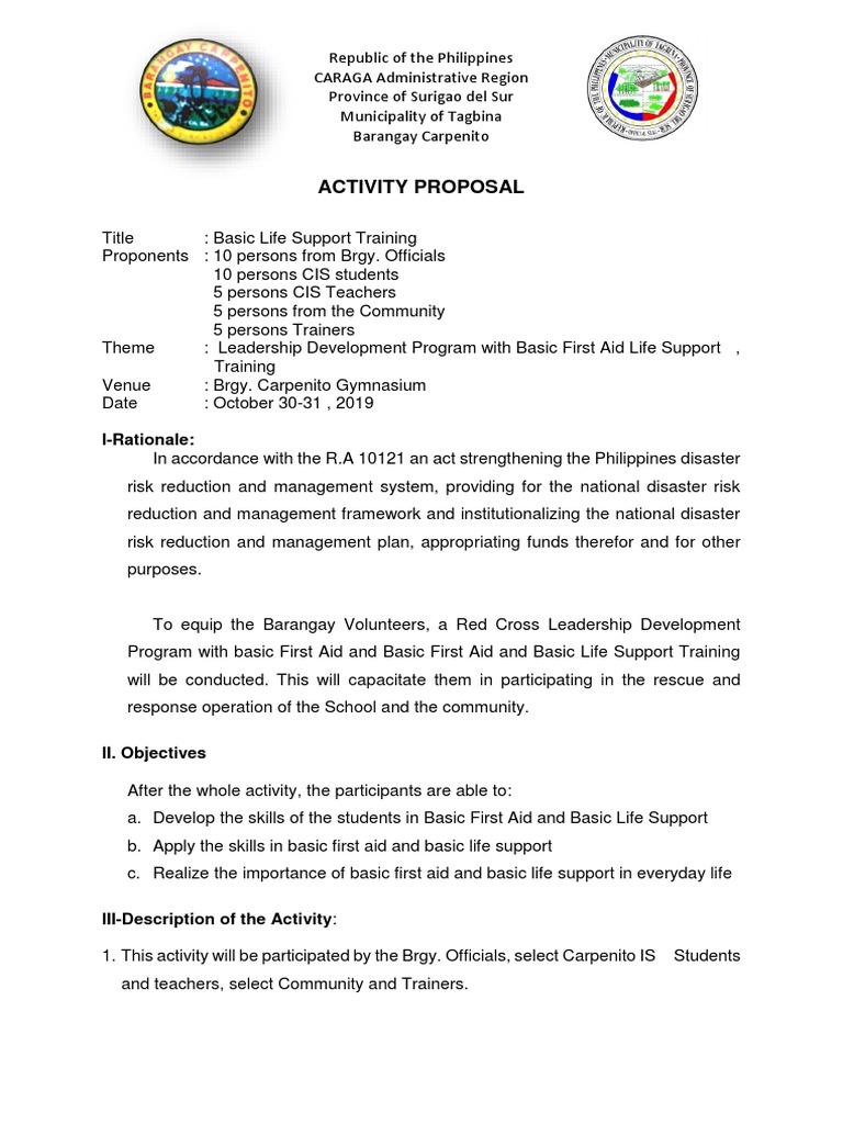 Activity Proposal: I-Rationale | Download Free PDF | Business