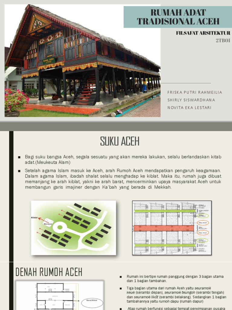 Rumah Adat Rumoh Aceh | PDF