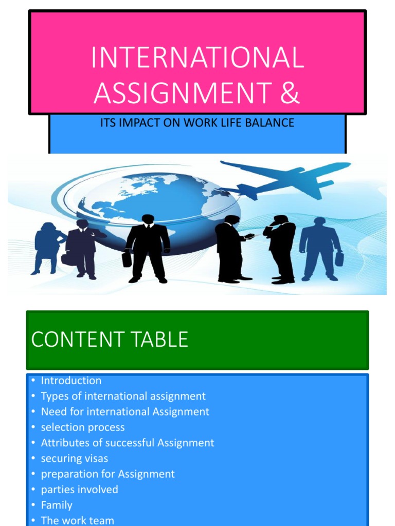 International Assignment &: Its Impact On Work Life Balance | PDF ...