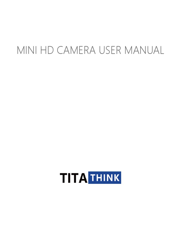 HD Mini Cam Manual v1 | PDF | Wi Fi | Microsoft Windows