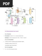 Cumene Production | PDF | Chemical Reactor | Distillation