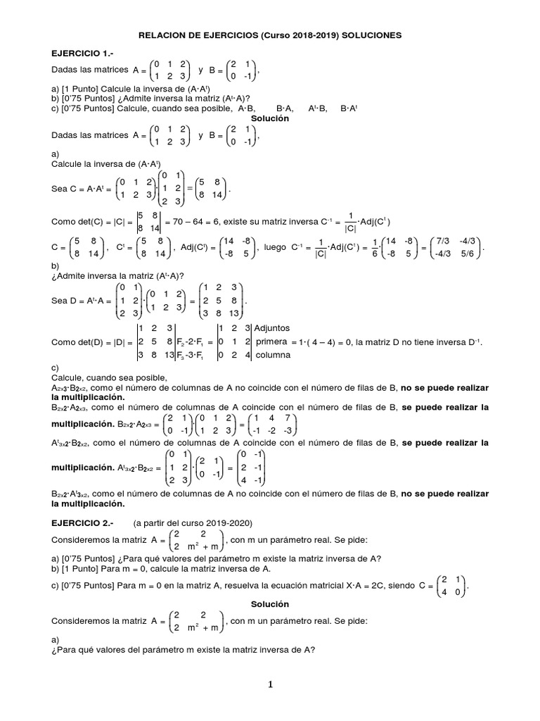 MM CC SS 2º Bachillerato | PDF | Conjunto convexo | Matriz (Matemáticas)