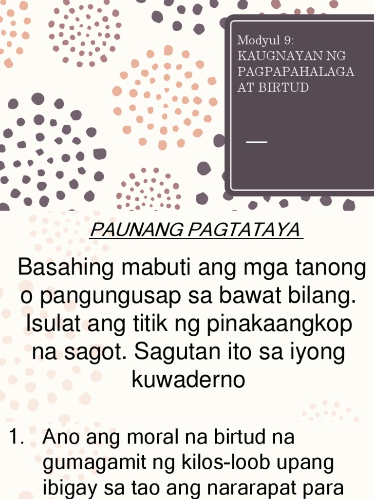 ESP 7 3rd Quarter | PDF