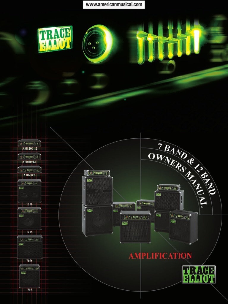 Trace Elliot 715 Manual | PDF | Equalization (Audio) | Amplifier