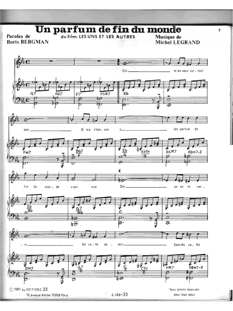 Un Parfum de Fin Du Monde PDF | PDF