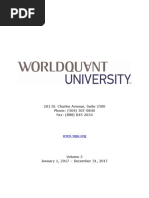 WQU - Master of Science in Financial Engineering WQU | PDF ...