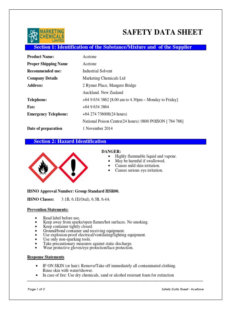 Acetone MSDS PDF | PDF | Personal Protective Equipment | Firefighting Acetone MSDS PDF | PDF | Personal Protective Equipment | Firefighting