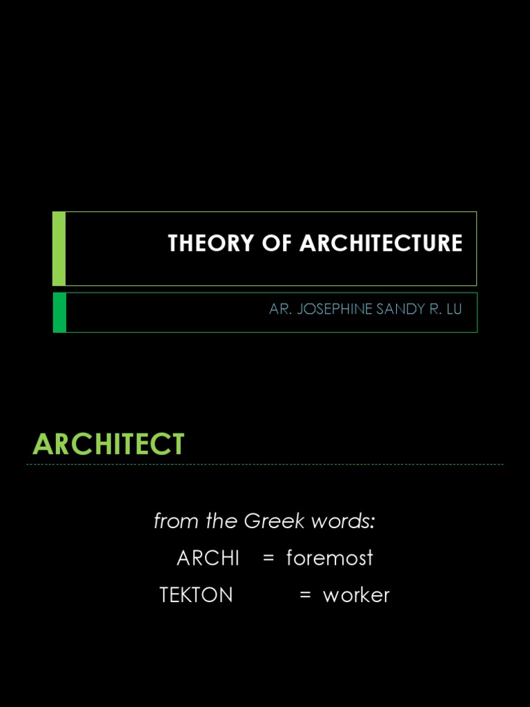 Theory of Architecture | PDF | Shape | Color