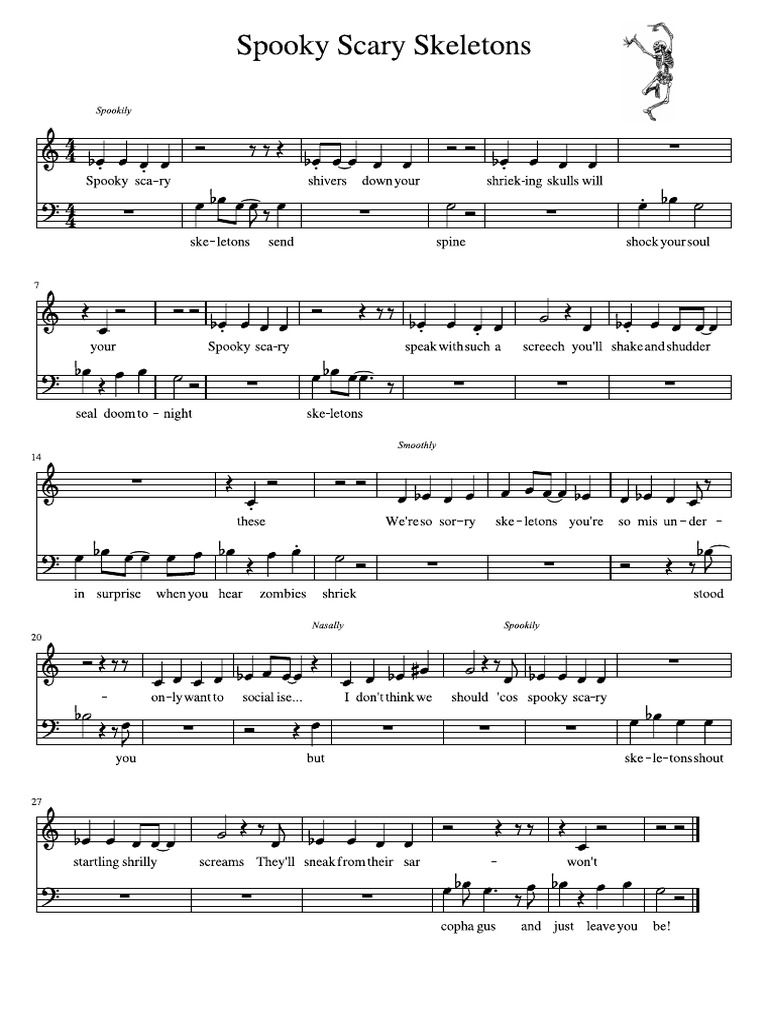 Spooky Scary Skeleton | PDF