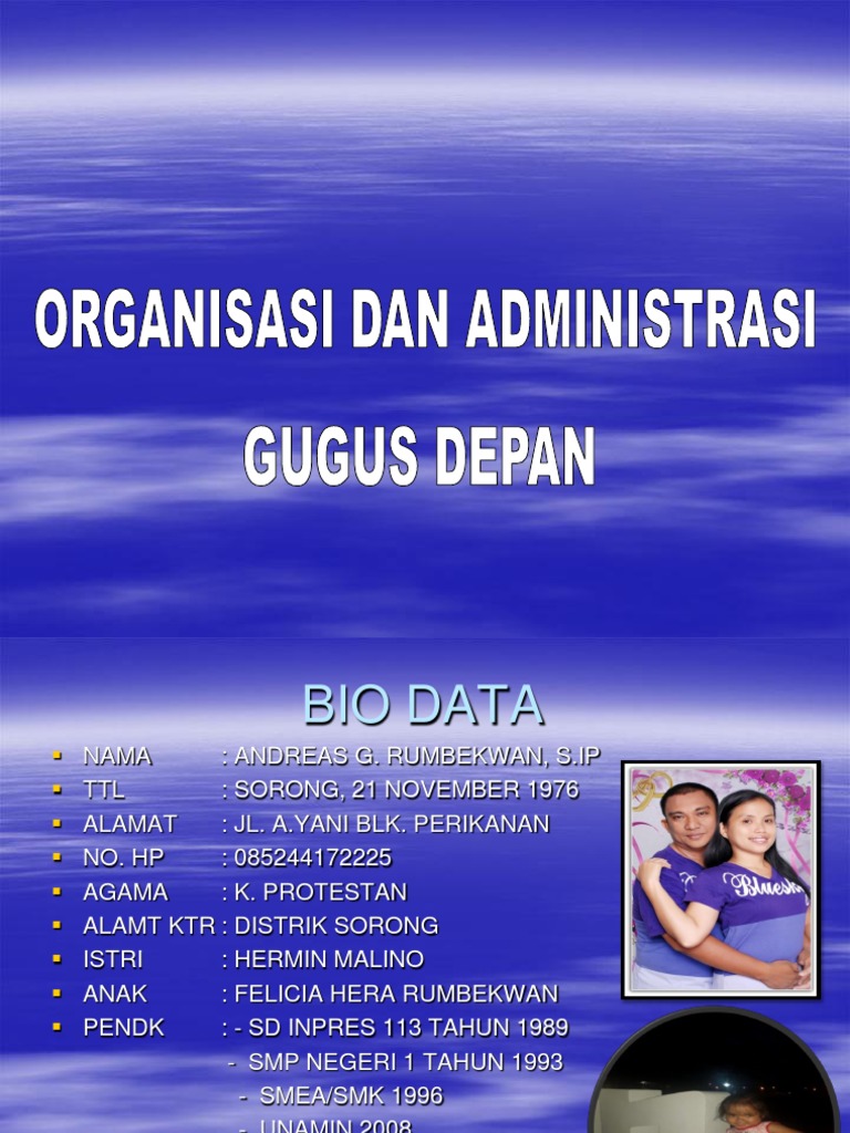 Struktur dan Tujuan Gugus Depan Pramuka | PDF