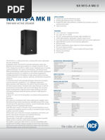 Shure MXA920 Spec Sheet - EN | PDF | Microphone | Electrical Engineering
