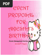 Portfolio On Events Management Services NC III | PDF