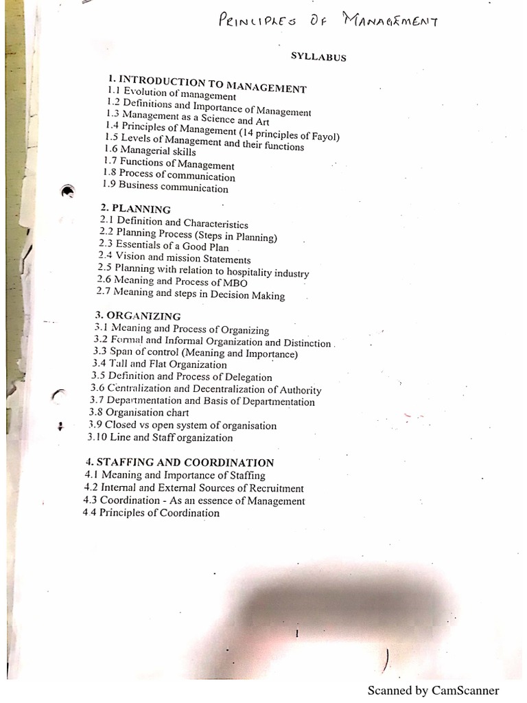 Principles of Management | PDF