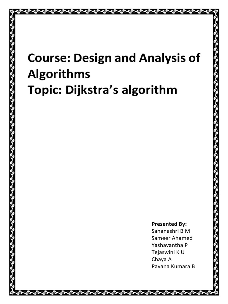 Simple Explained Dijkstra Algorithm | PDF | Vertex (Graph Theory ...