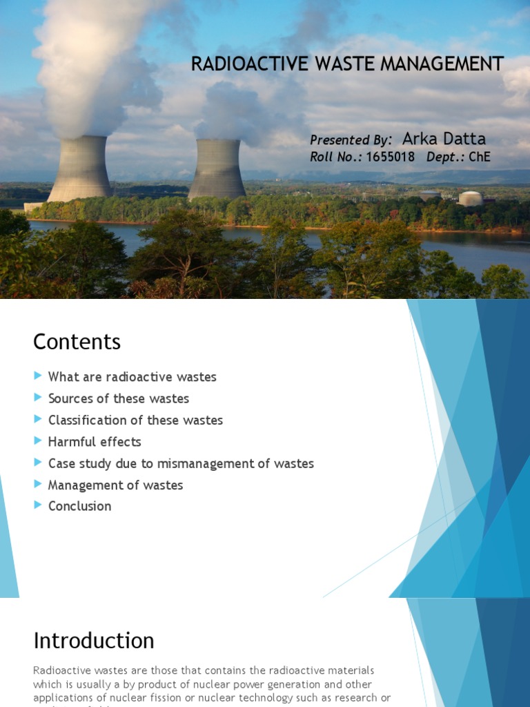 Radioactive Waste Management | PDF | Radioactive Waste | Nuclear Power