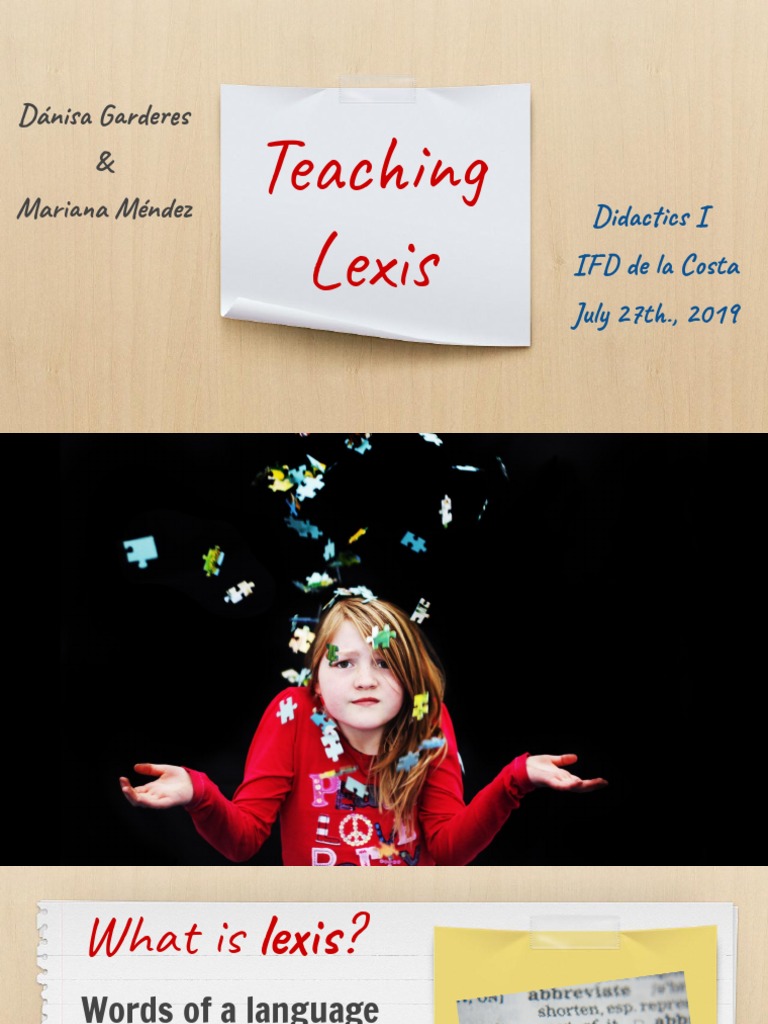 Teaching Lexis | PDF | Word | Lexicon