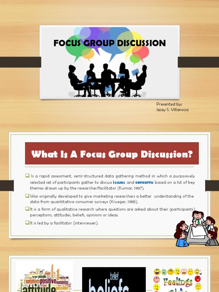 Final | PDF | Focus Group | Methodology
