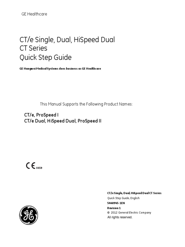Manual CT General Electric | Download Free PDF | Ct Scan | Dangerous Goods
