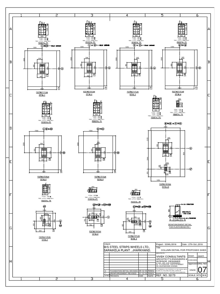 # 07 Column Detail For Proposed Shed Rev - On 05-12-18-Model | PDF ...
