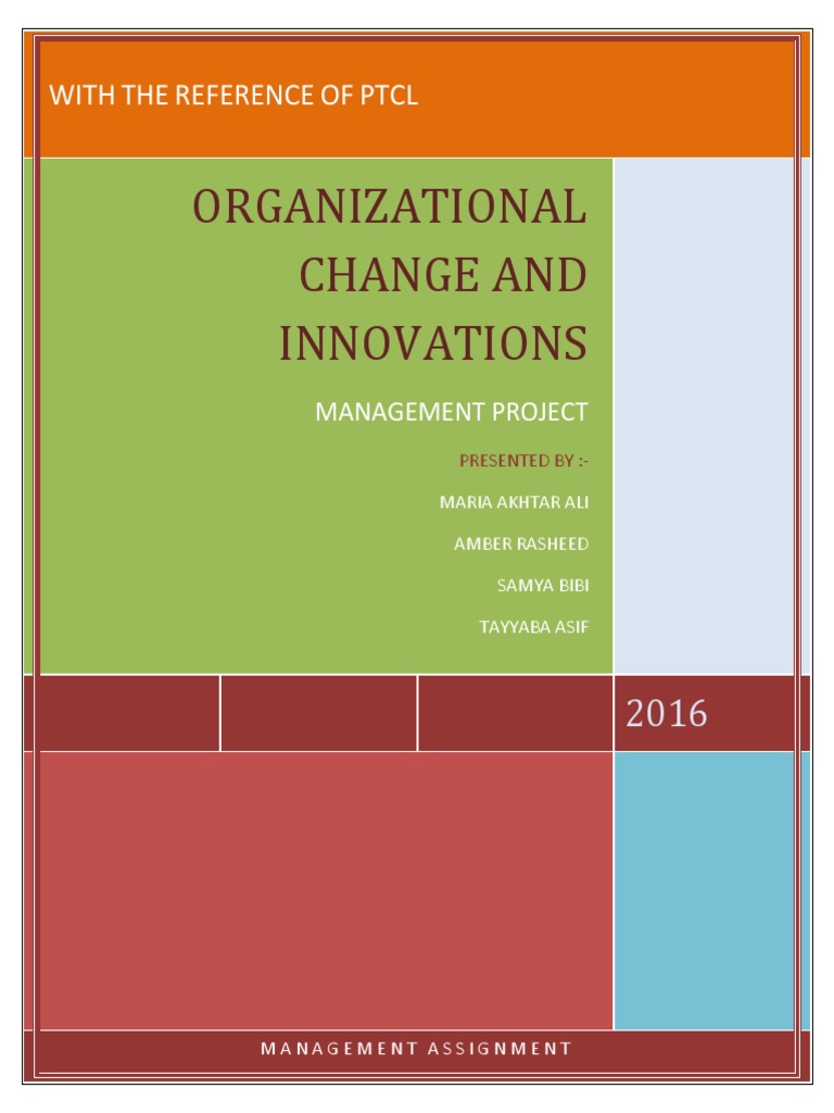 Organizational Change and Innovation | PDF | Innovation | Creativity