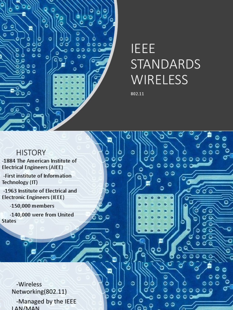 Ieee Standards Wireless
