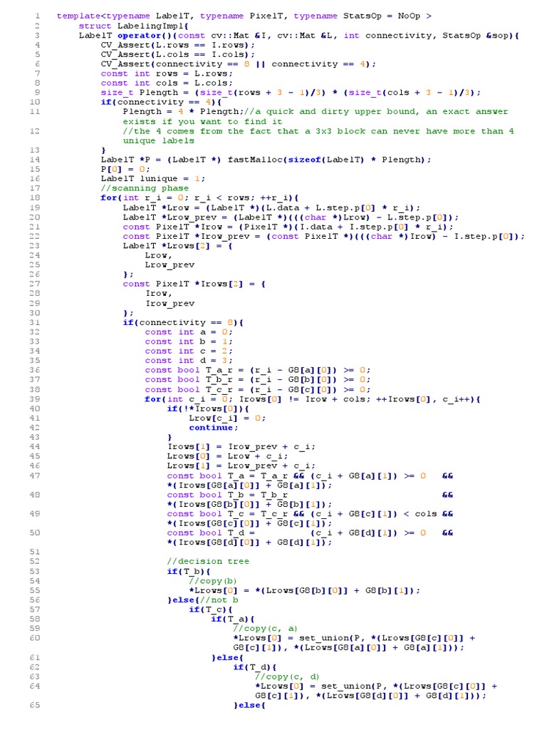 Algorithm for Connected Component Labeling of an Image | PDF ...