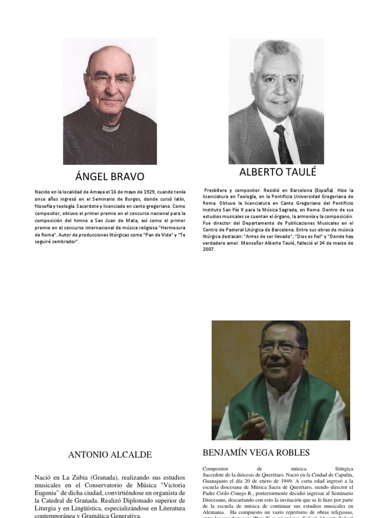 Ángel Bravo | PDF | Musica Religiosa | Composiciones Musicales