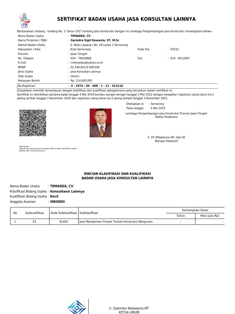 Contoh SBU Digital | PDF