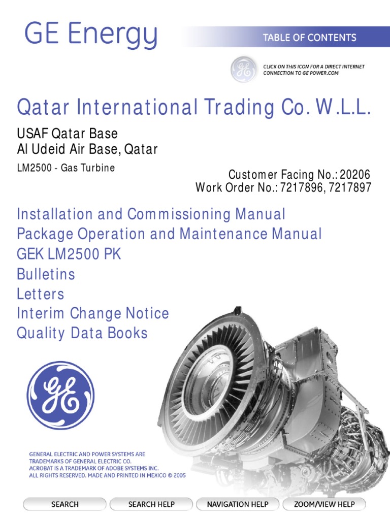 LM2500 Gas Turbine Manuals and Specs | PDF