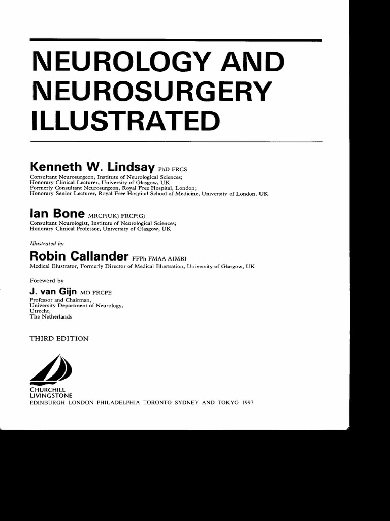 Neurology and Neurosurgery Illustrated 3rd Ed K Lindsay Et Al WW PDF | PDF