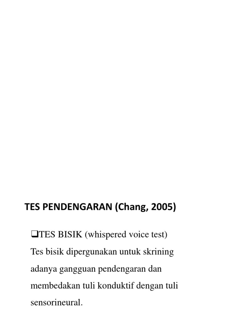 SOP Pemeriksaan Konfrontasi Dan Whisper | PDF