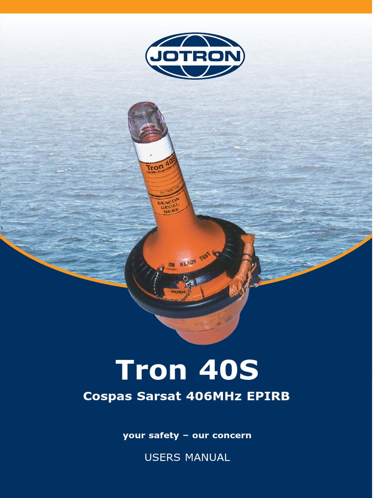 Tron 40S: Cospas Sarsat 406Mhz Epirb | PDF | Entertainment (General)