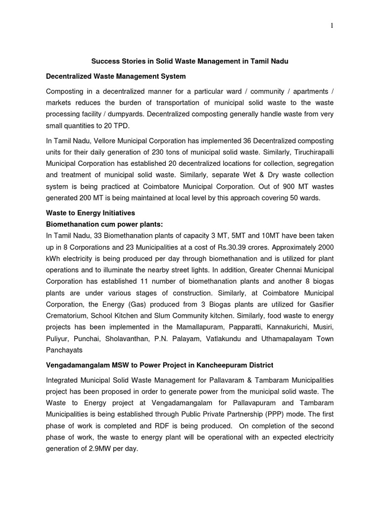 Solid Waste Management | Download Free PDF | Waste Management ...