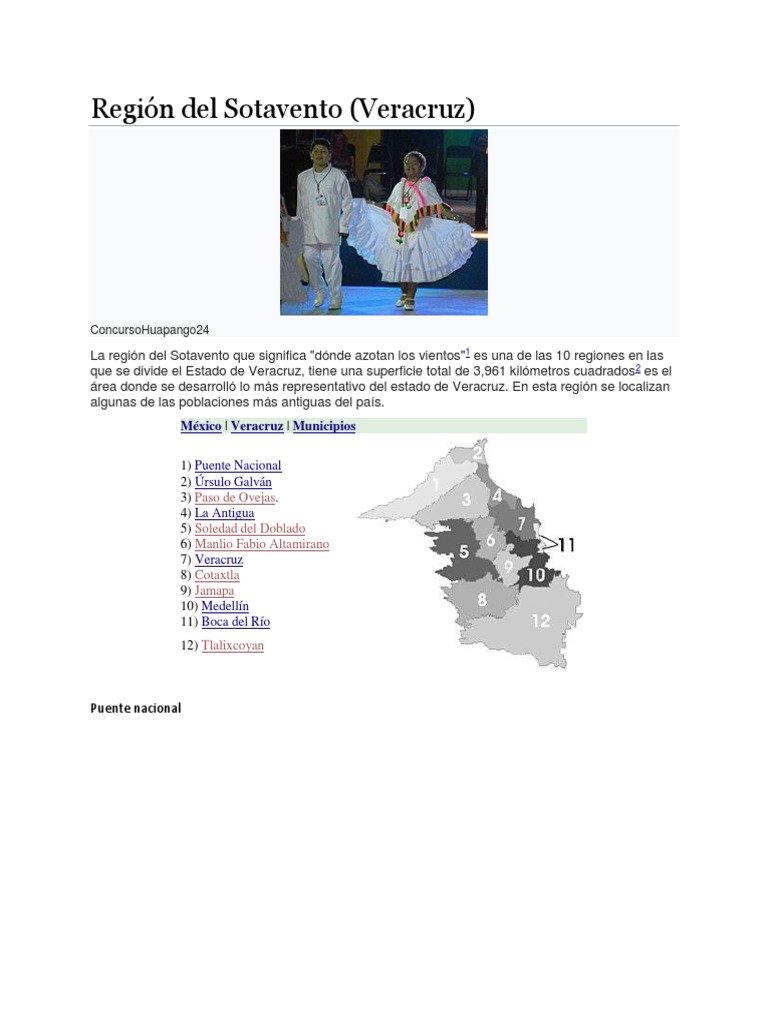 Región Del Sotavent1 | PDF | Cultura de las Americas | America latina