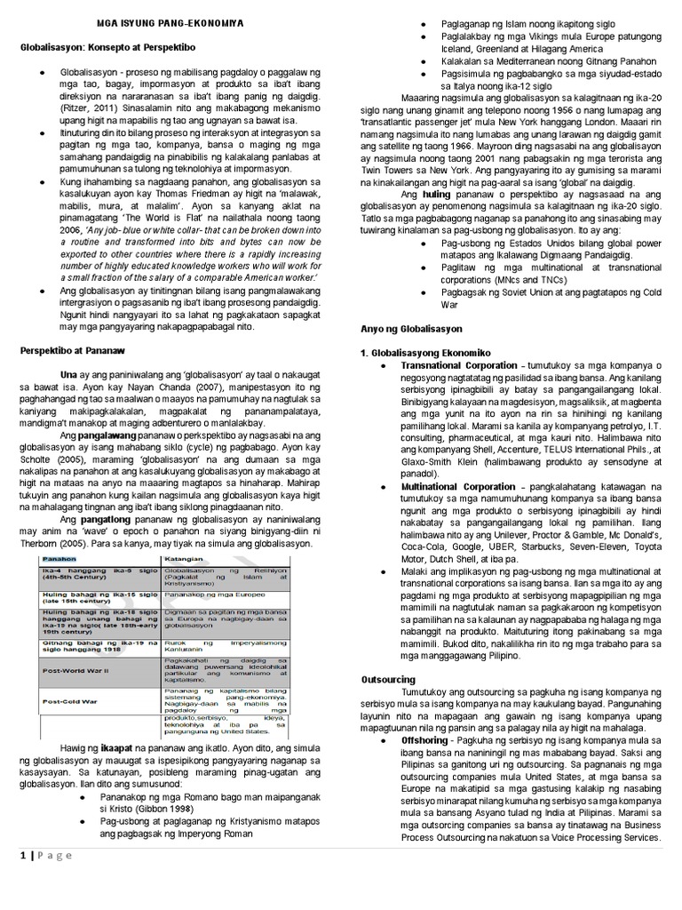 AP G10 Outline 2 | PDF