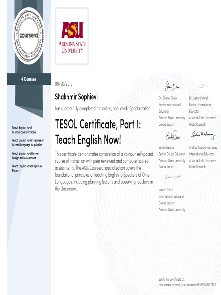 Tesol 1566318794 PDF | PDF | Arizona State University | Humanities ...