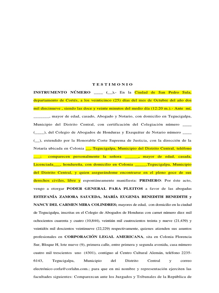 Poder General para Pleitos | PDF | Ley administrativa | Ley procesal