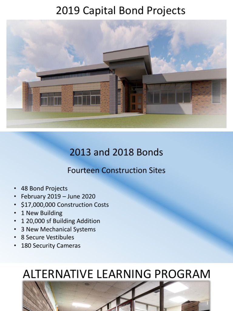 KPS - Board Presentation 2019 Capital Bond Projects | PDF | Materials ...