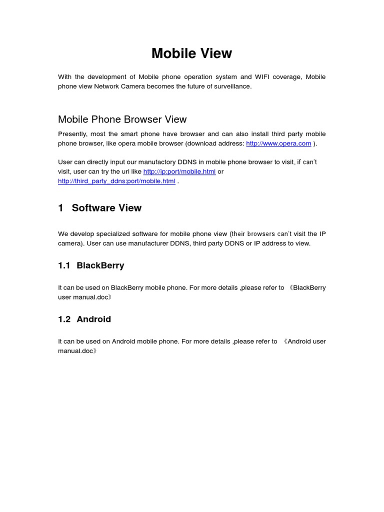 Mobile Phone Browser View | PDF | Computers