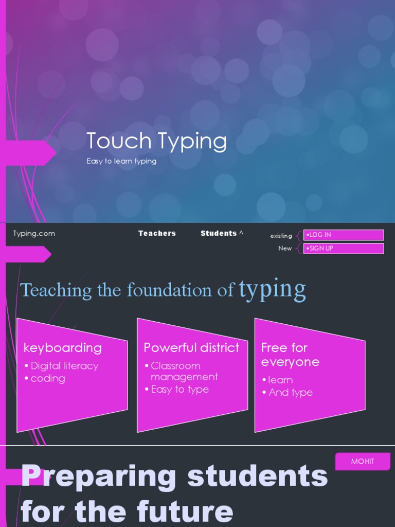Touch Typing: Easy To Learn Typing | PDF