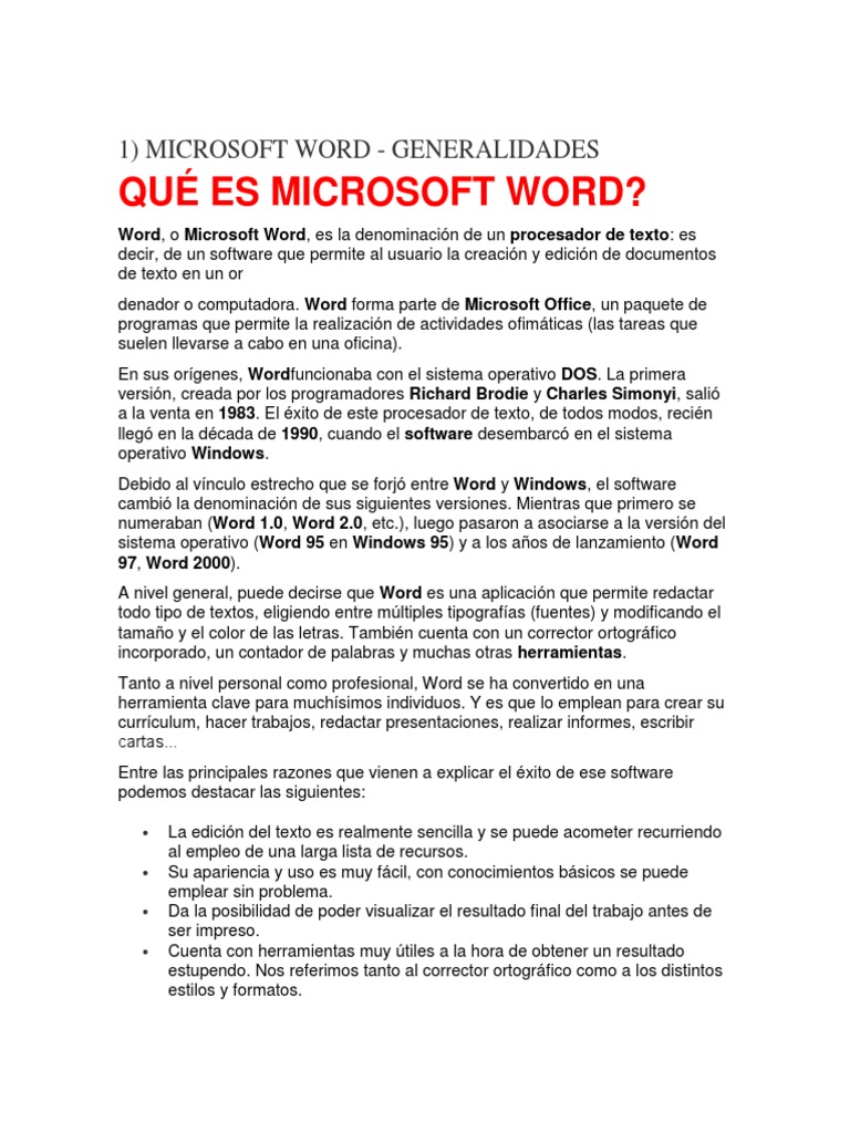 Temas de Word Completo | PDF | Point and Click | Microsoft Word