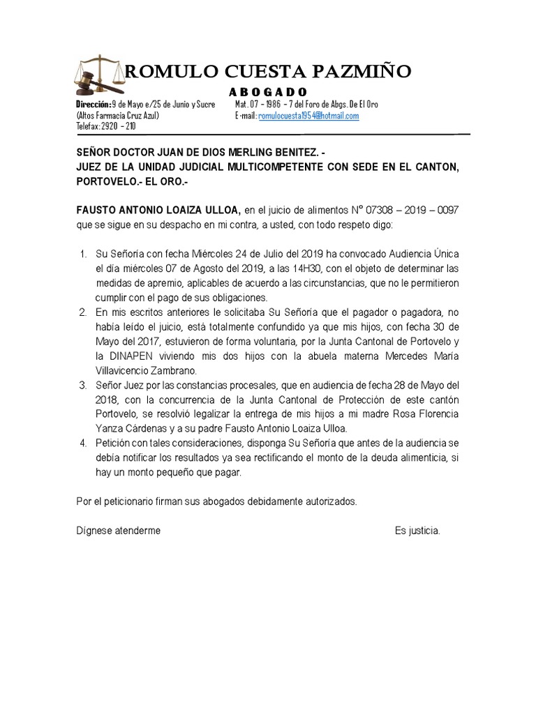 Modelo de Escritos | PDF