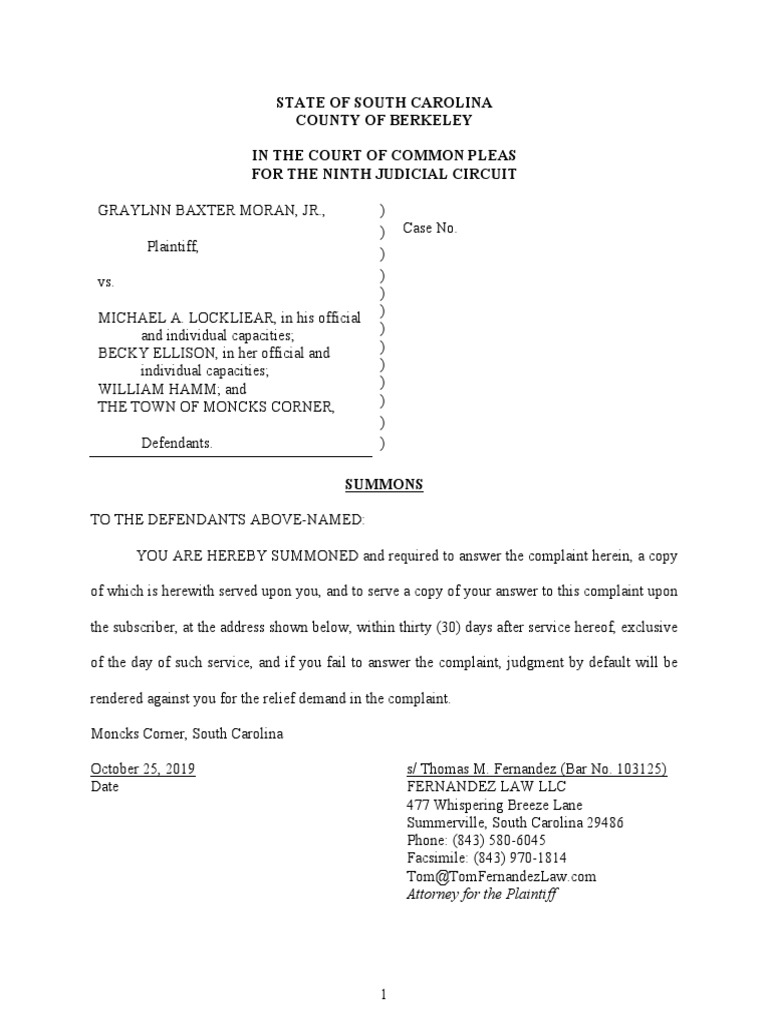 Summons Complaint | Download Free PDF | Tortious Interference | Damages