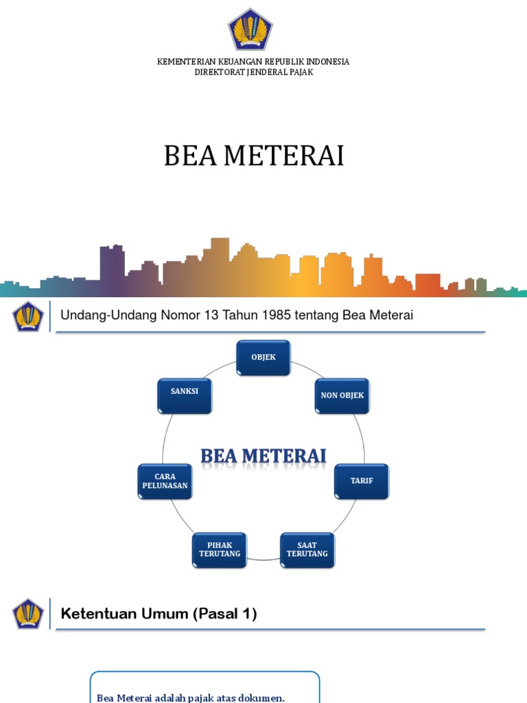 Bea Materai | PDF
